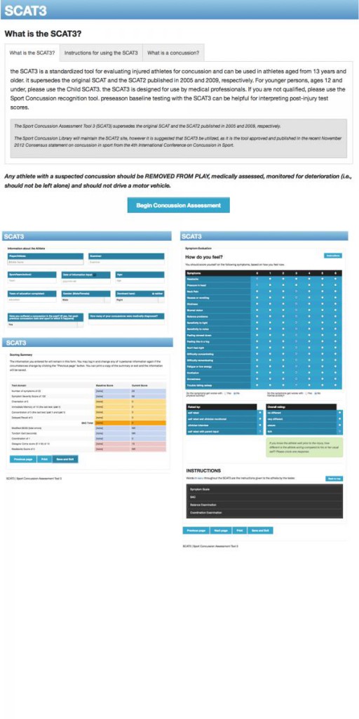 Sport Concussion Assessment Tool 3 (SCAT3) - Sports Concussion Library