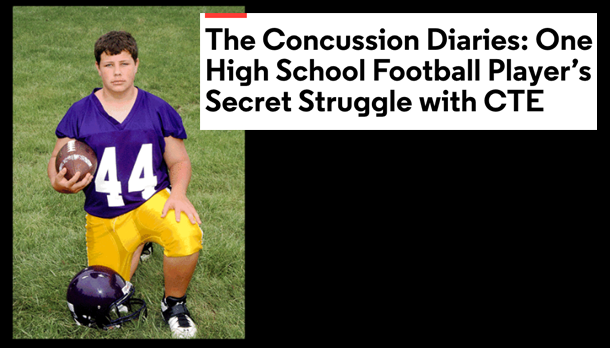 The Concussion Diaries One High School Football Player S Secret